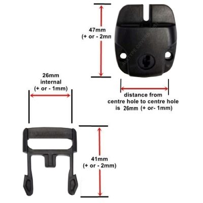 Replacement Outdoor Hot Tub Spa Pool Cover Lockable Clips x 4 – AllType ...